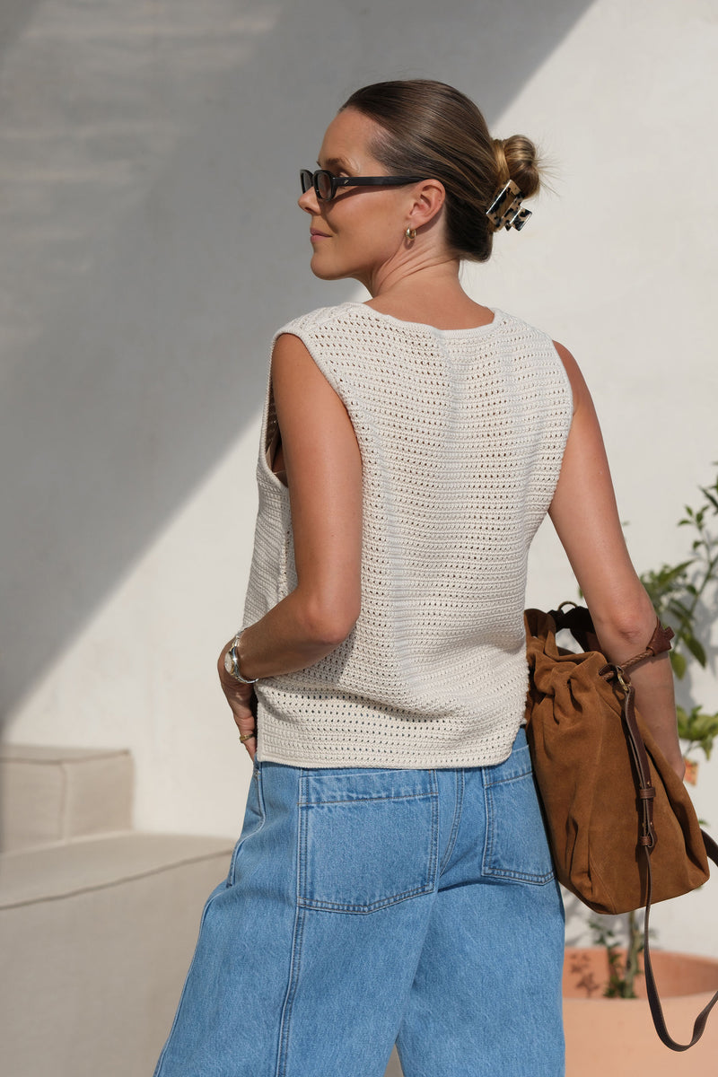 Margot Mesh Knit Tank – Bohemian Sundays
